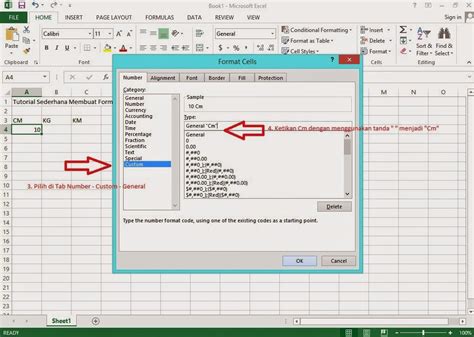 Cara Membuat Satuan Di Kolom Excel Hongkoong