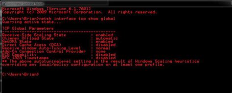 An Update On Windows TCP AutoTuningLevel Page 3 Windows 7 Forums