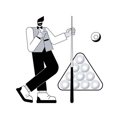 Premium Vector Snooker Abstract Concept Vector Illustration