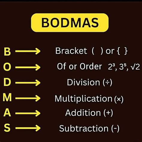 Do You Know To Apply Bodmas Rule Bodmas Mathstudent Mathematics