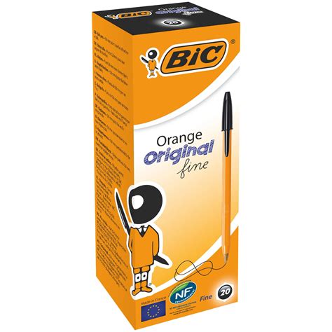 G101084 Bic Cristal Fine Ballpoint Pen Black Pack Of 20 Gls