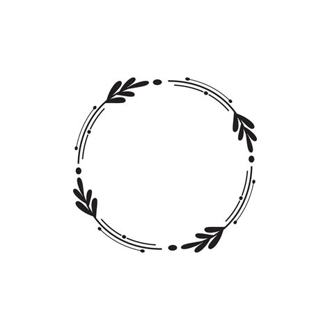 Circle Border Graphic Design Vector 15567463 Vector Art At Vecteezy