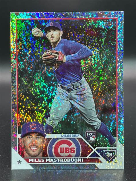 2023 Topps Miles Mastrobuoni Cubs Rc 592 Hobby Foilboard 090426 Free