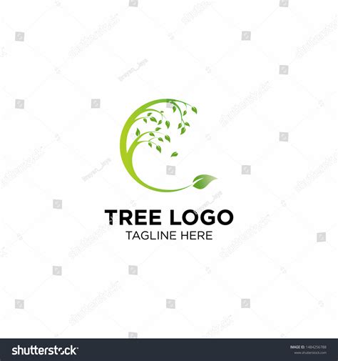 Tree Logo Circle Tree Logo Templates Stock Vector Royalty Free 1484256788 Shutterstock