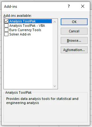 How to Use the Data Analysis Toolpak in Excel | GoSkills