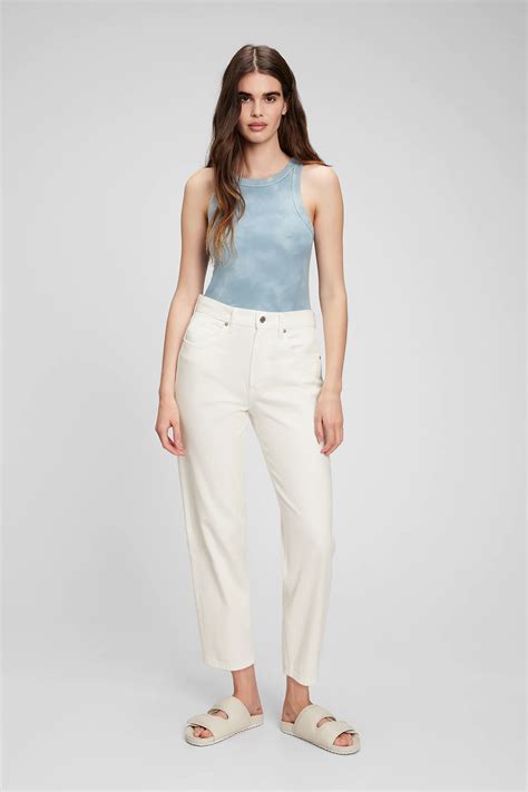 Gap Adults갭 여성 배럴 핏 하이라이즈 데님 팬츠 Sivillage 에스아이빌리지