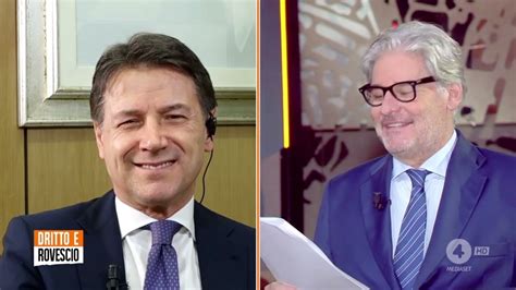 Giuseppe Conte Ospite A Dritto E Rovescio 29022024 Youtube