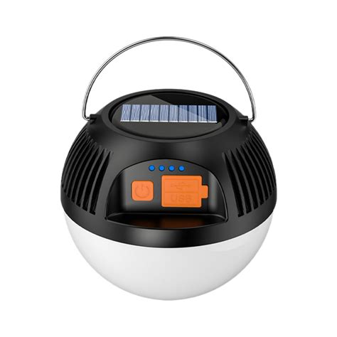 Lámpara De Batallón De Rocío Linterna Solar Para Acampar Linterna Led