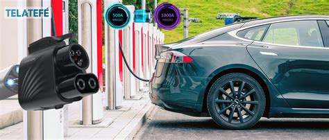 Nacs To Ccs Adapter Tesla Supercharger Charging Stations For Ford Evs Gm Rivia For