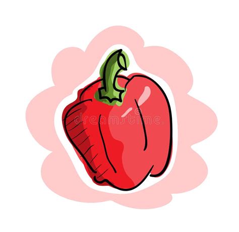 Cartoon Bell Pepper Stock Vector Illustration Of Agriculture 59173832