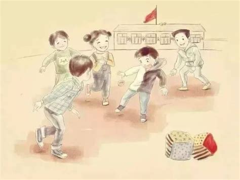 丢沙包游戏卡通图片 儿童丢沙包卡通图片 丢沙包卡通图片 大山谷图库