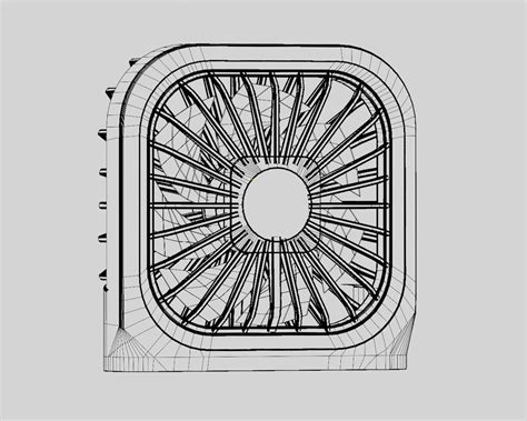 Portable Fan 3d Model By Sdfffg