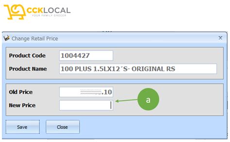 How To Change Registered Regular Price Default Selling Price CCKTechnotiative