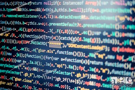 Hacker Using Computer Smartphone And Coding To Steal Password And