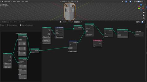 Geometry Nodes Shape Deformation When Using Subdivision Surface