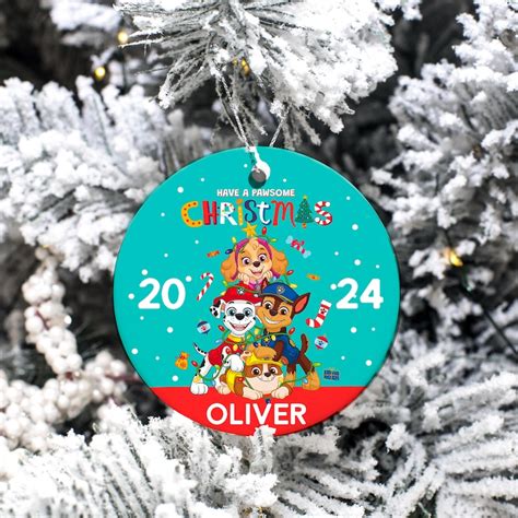 Paw Patrol Christmas Ornament Etsy