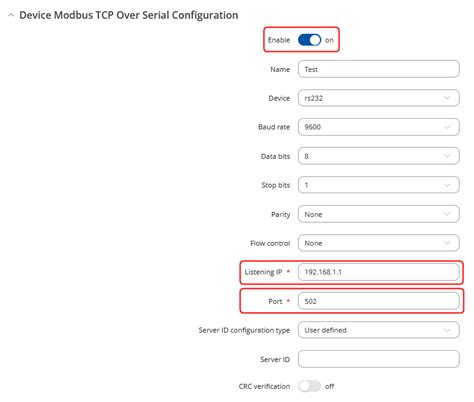Data Transfer From Modbus Tcp To Modbus Rtu Gateway Teltonika