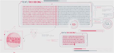 Data Decryption Screen With Text Decoding Window Vector Image