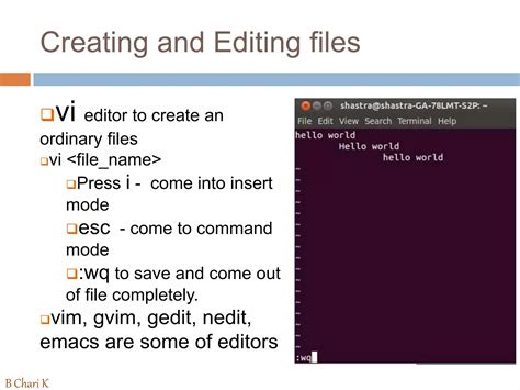 Know The UNIX Commands PPT