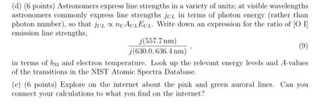 Solved B 6 Points Define The Departure Coefficient Bji