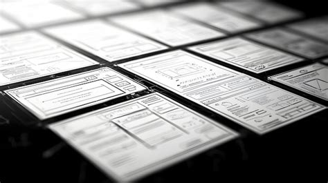 Sleek Website Wireframe Templates For Intuitive User Interface Design