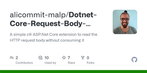 Github Alicommit Malpdotnet Core Request Body Peeker A Simple C