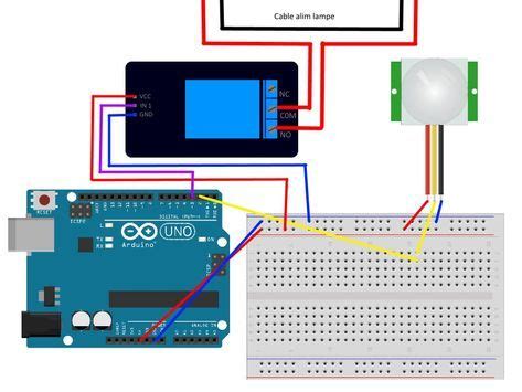 Branchement Relais Arduino