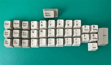 Spanish Language Keycaps Ibm Model M Keyboard Buckling Spring Caps Keys