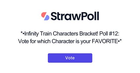 Infinity Train Characters Bracket Poll 12 Vote For Which Character