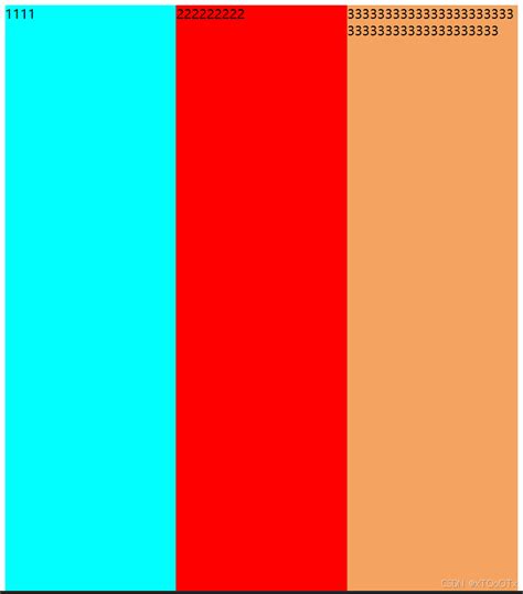 Css Flex弹性均分布局flex 均分 Csdn博客
