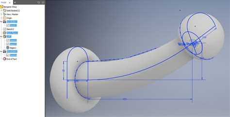 How Would I Achieve This Curving A Part In Inventor Autodesk