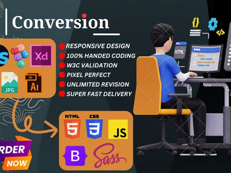 Figma Psd Sketch To Html Css Javascript Bootstrap5 Upwork