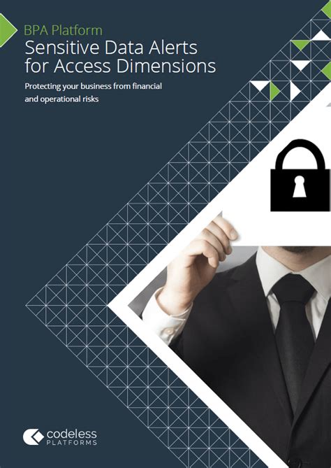 Access Dimensions Sensitive Data Alerts Point And Click Automation