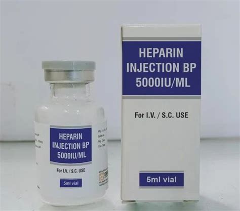 Heparin 5000 Iu Injection At Best Price In Vadodara By Centurion