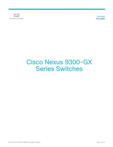 PDF Cisco Nexus 9300 GX Series Switches Data Sheet The Cisco Nexus 9364C GX Switch Figure 3