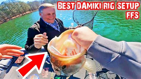 Fish A Damiki Rig For Giant Bass Best Damiki Rig Fishing Setup Youtube