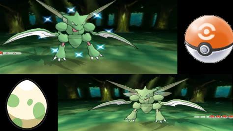 Female And Male Shiny Scyther After 1127 Eggs And Then 1507 Eggs