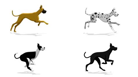 Animated Dog Running