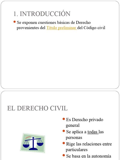 Tema 1 Derecho Civil Pdf Caso De Ley Fuentes Del Derecho