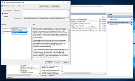 Forcing Rdp To Use Tls Encryption