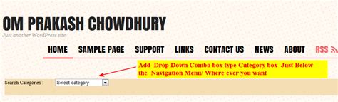 wordpress web development tricks how to add drop down combo box type