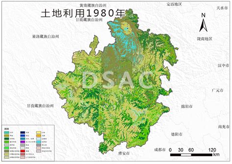 土地利用动态度土地利用图大山谷图库