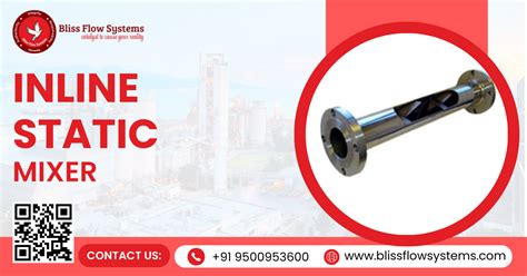 Inline Static Mixer Crivva Geet101 Medium