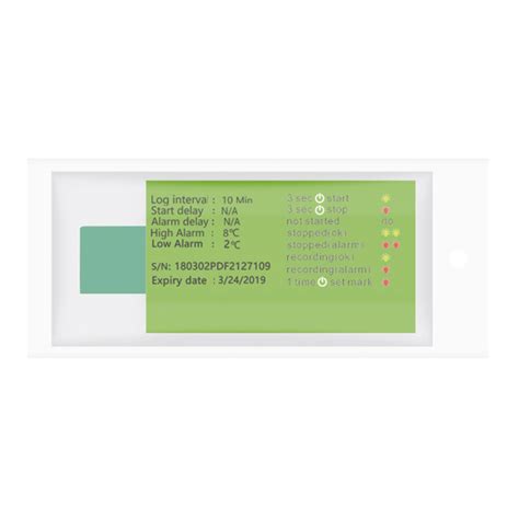 Single Use Usb Temperature Data Logger Pdf Cold Chain Temperature