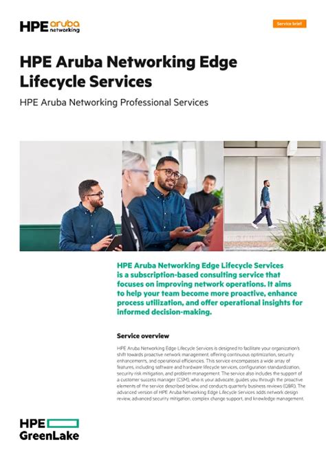 Hpe Aruba Networking Edge Lifecycle Services
