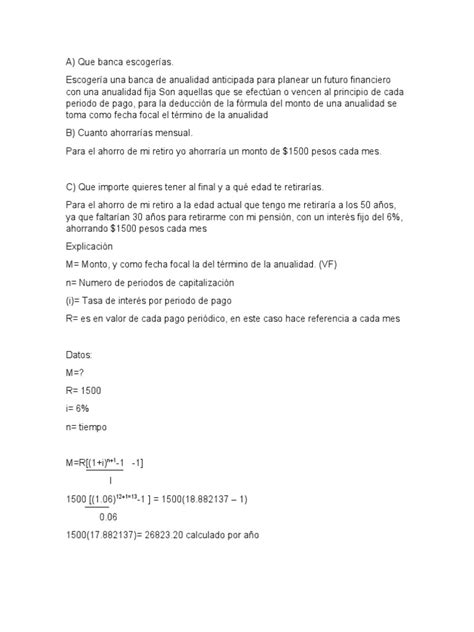 Foro 2 Matematicas Financieras Pdf