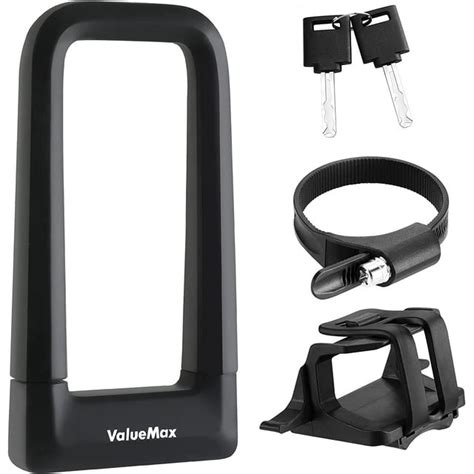 Valuemax 17mm Heavy Duty Bike U Lock Anti Theft For Bicycles