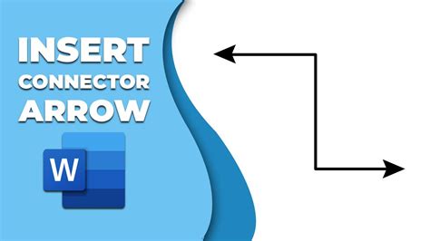 How To Insert Connector Arrow In Word Youtube