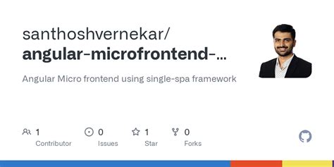 Github Santhoshvernekarangular Microfrontend Single Spa Angular