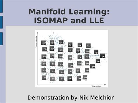 (ppt)Manifold Learning ISOMAP and LLE_word文档在线阅读与下载_无忧文档